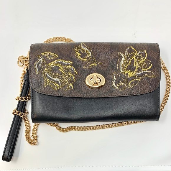 Coach | Bags | Coach Chain Crossbody In Signature Canvas | Poshmark